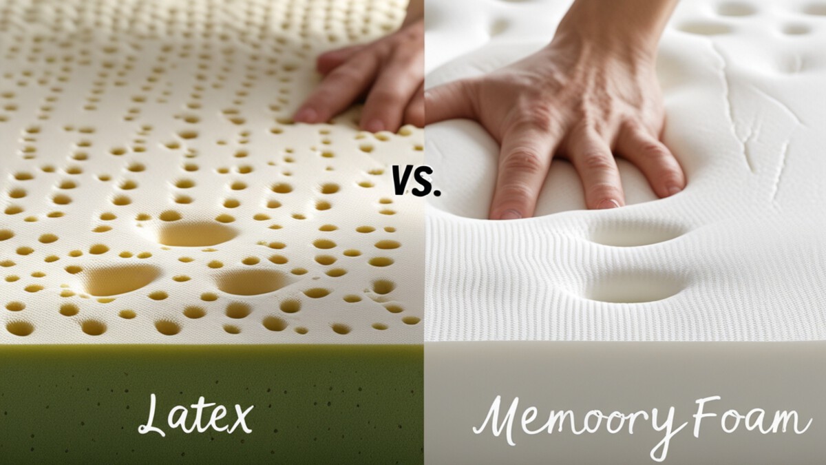 Difference between Latex And Memory Foam Mattresses: Best Sleep Guide ...